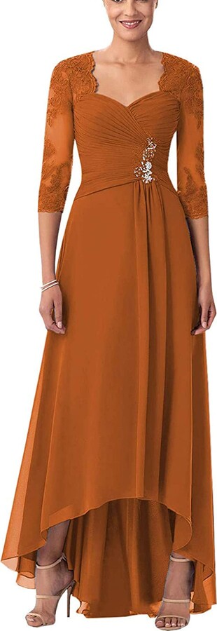 Yidieman Women's A-Line Mother of The Bride Prom Gown Chiffon Lace ...