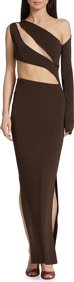 AYA MUSE Actin Slashed Cut-Out Gown - ShopStyle Evening Dresses