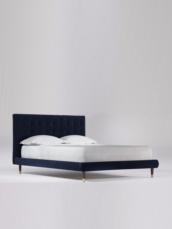 Swoon Sudrey Velvet Double Bed Frame - ShopStyle