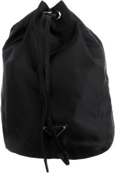 Prada Tessuto Drawstring Bucket Bag - ShopStyle