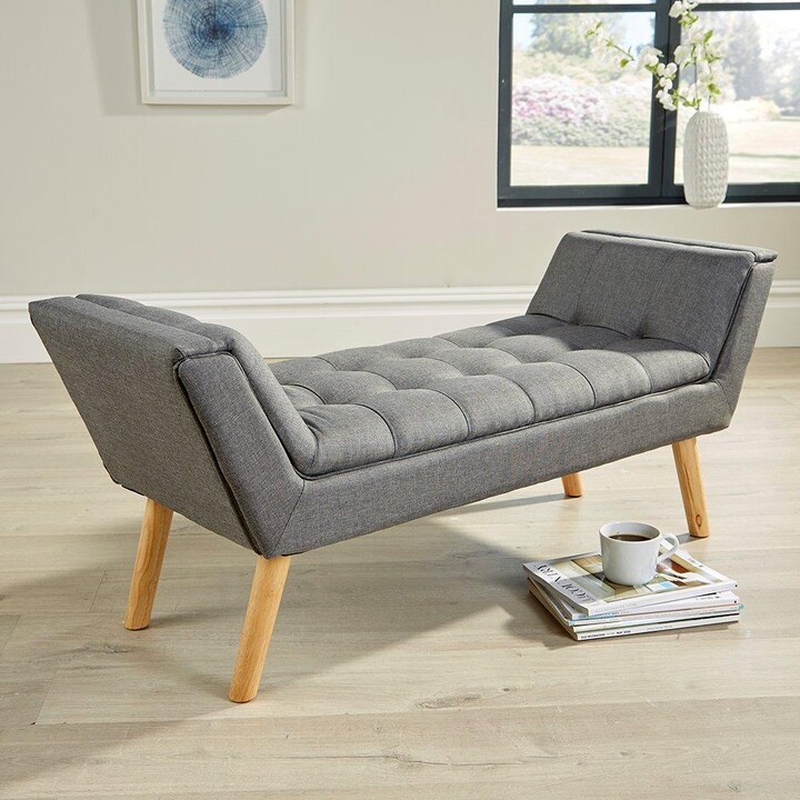 Home Source Felix Upholstered Window Seat Bench - ShopStyle