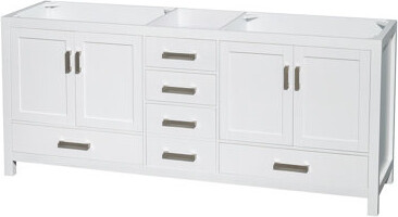 Wyndham Collection Sheffield 79" Freestanding Double Vanity Base Only - ShopStyle Sinks & Washstands