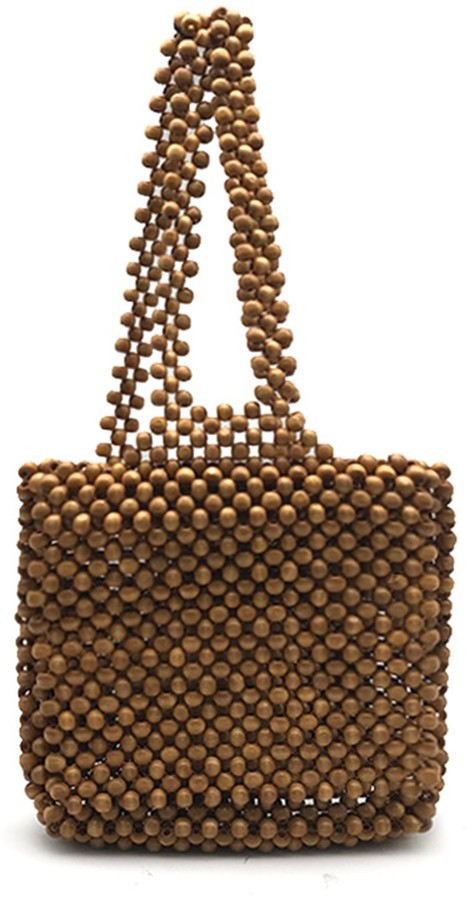 Violet Ray Wood Bead Mini Backpack - ShopStyle