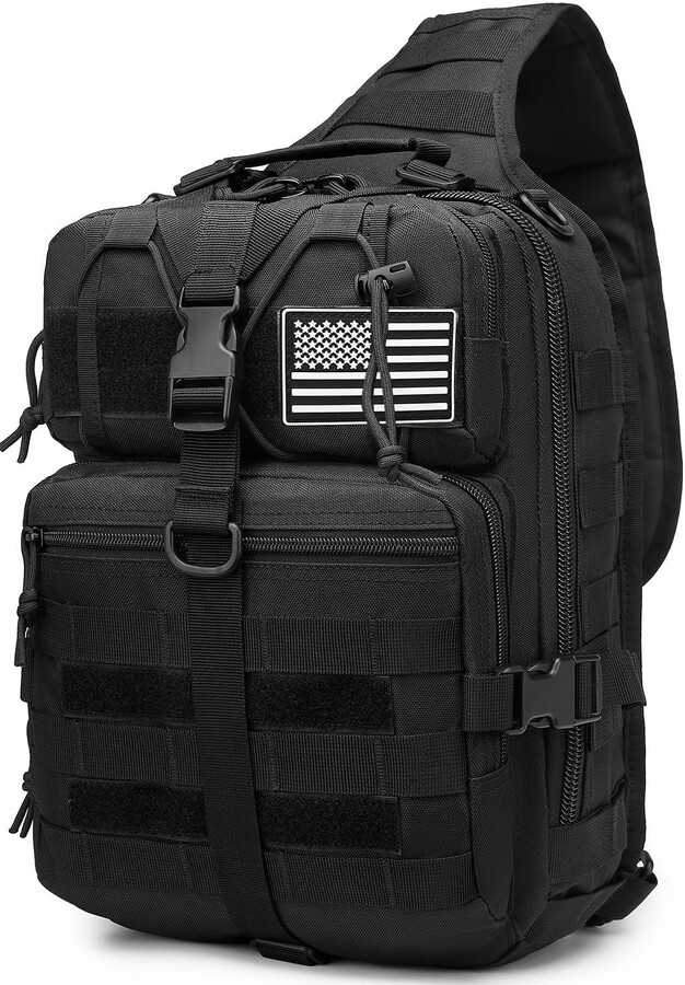 ATBP Tactical Sling Backpack Bag Military Shoulder Bag Pack for Men EDC ...
