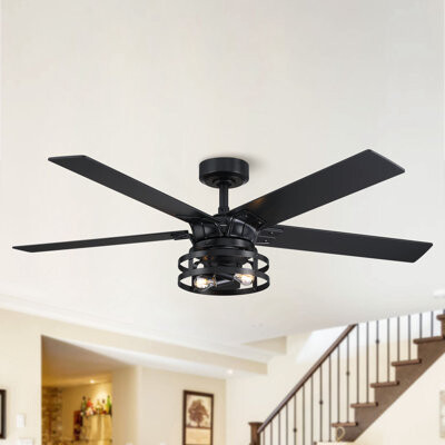 Trent Austin Design Rish 52'' 5 - Blade Standard Ceiling Fan with ...