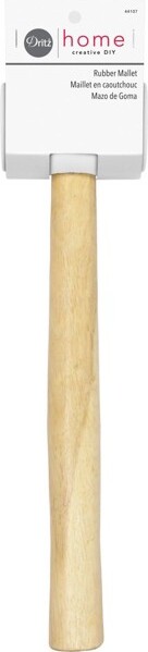 Dritz Home Rubber Mallet with Wooden Handle: Crafting Tools, Manual ...