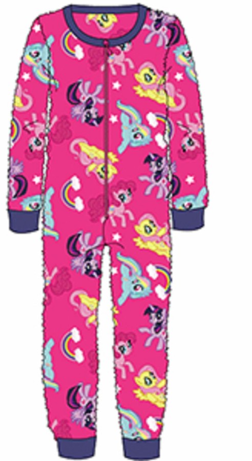 My Little Pony ,Disne Girls My Little Pony Fleece Sleep Suit All in ONE ...