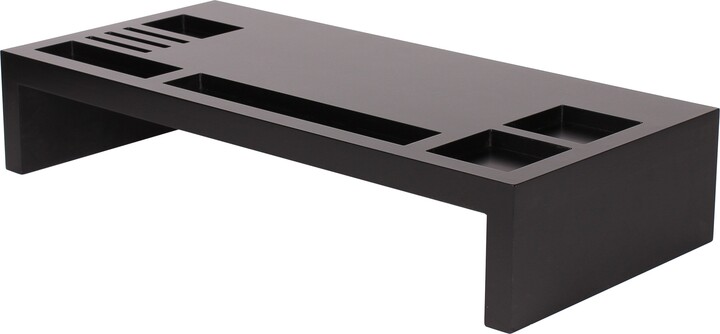 Kate and Laurel Briggs Wood Desktop Organizer Monitor Bridge ...