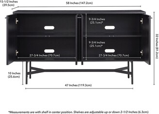 Abraham + Ivy Richmond 58In Wide Rectangular Buffet Table - ShopStyle ...