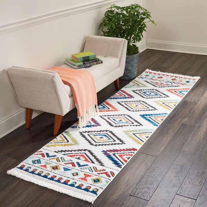 Dunelm Navajo 6 Runner Multicoloured - ShopStyle Hallway Rugs