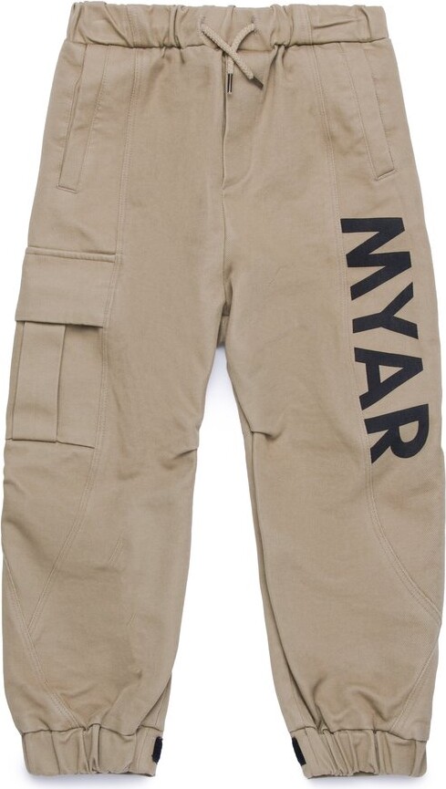 Myar Kids Logo Printed Cargo Pants - ShopStyle