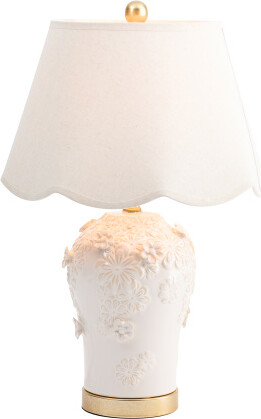 TJMAXX 23In 3D Floral Ceramic Table Lamp - ShopStyle