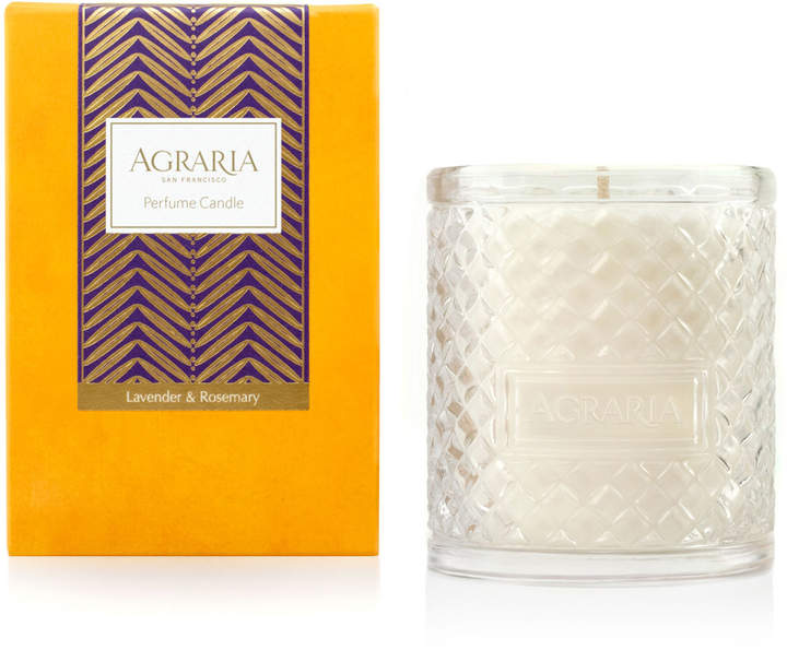 Agraria Lavender & Rosemary Woven Crystal Perfume Candle, 7 oz ...