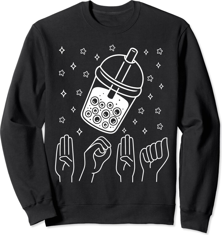 ASL Bubble Tea American Sign Language Boba Designs Boba Tea ASL Bubble ...