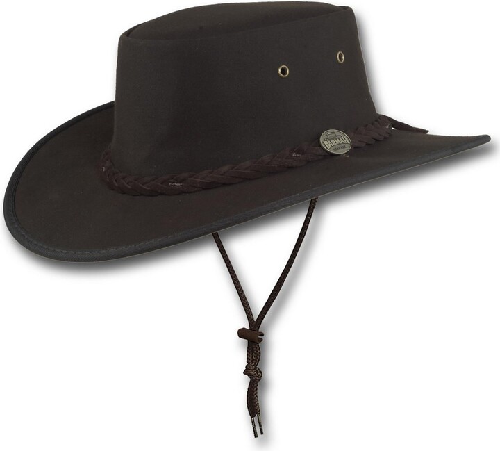 Barmah Hats Drover Oil Skin Hat - Item 1050 - Brown - - ShopStyle