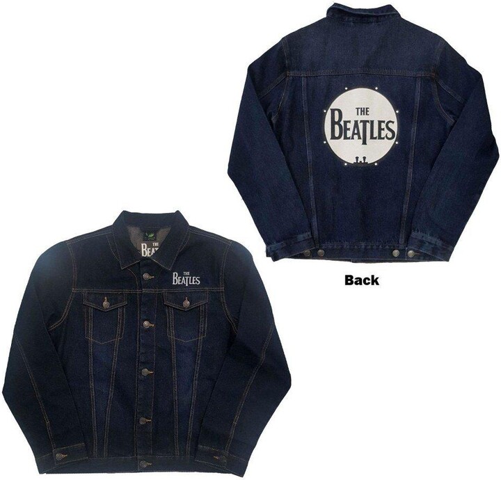 The Beatles Logo Denim Jacket - ShopStyle