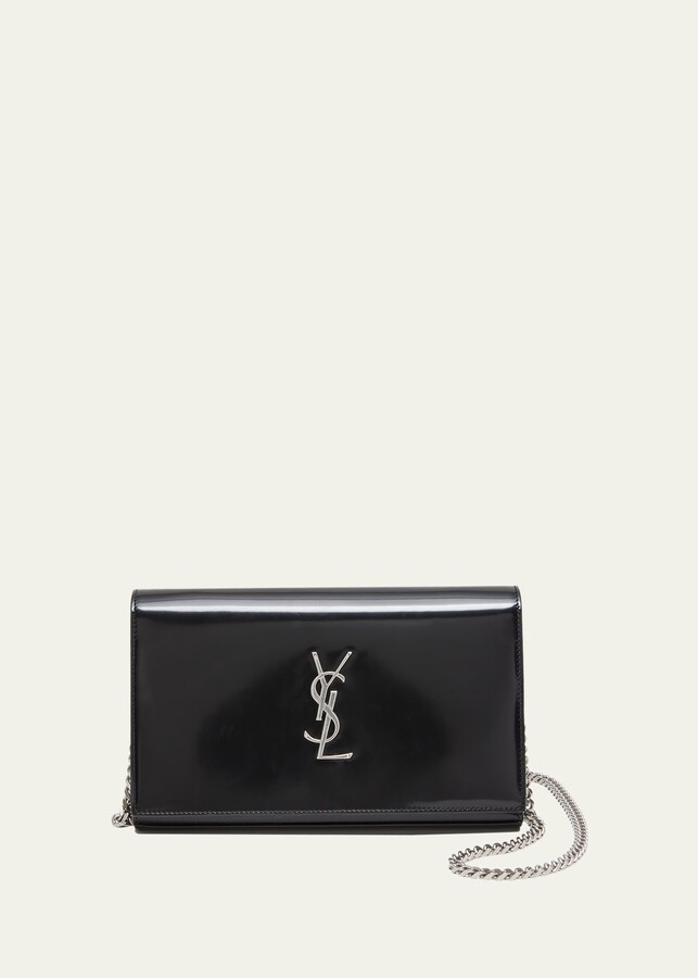 Saint Laurent Cassandre Wallet on Chain in Patent Leather - ShopStyle