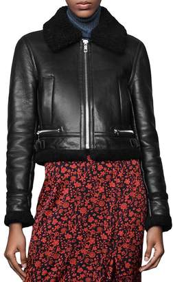 Maje Women's Leather Jackets - ShopStyle