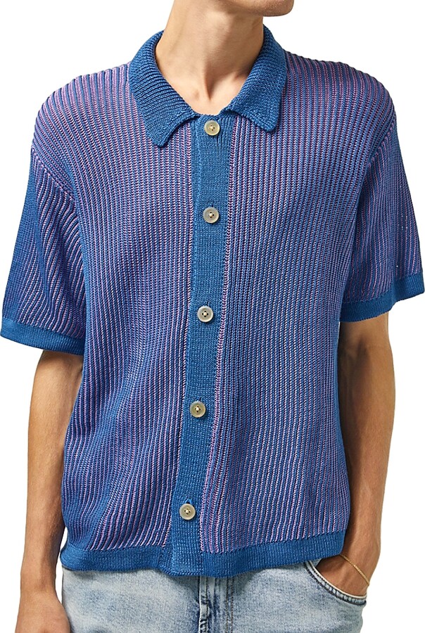 Corridor Plated Short Sleeve Sweater - ShopStyle