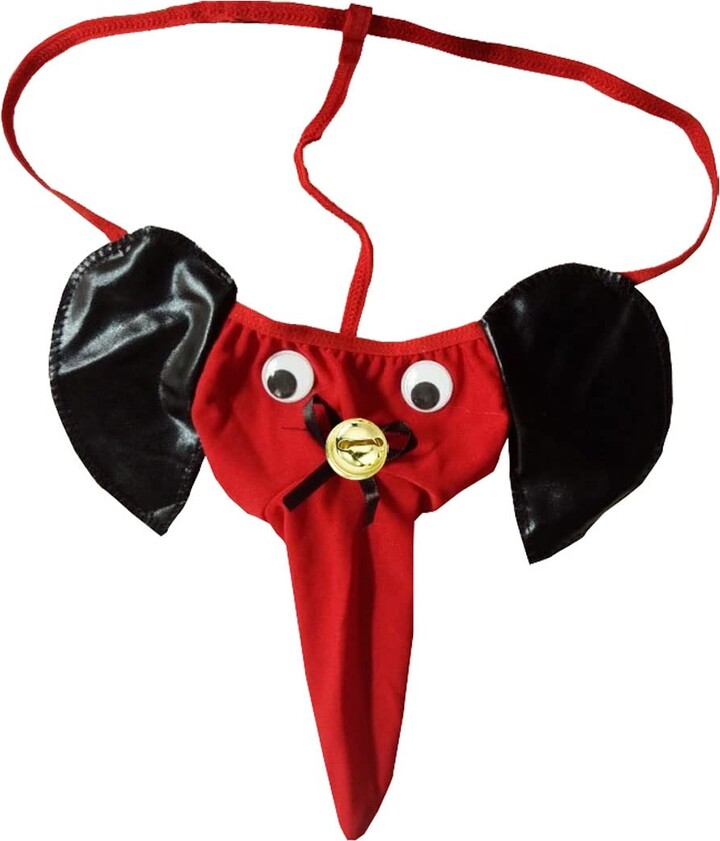 Vemefufu Christmas Xmas Mankini String For Men Sexy Funny Uk Hot Thong