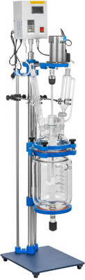 VEVOR Jacketed Reactor 5L Laboratory Glass Reactor, Jacketed Glass ...