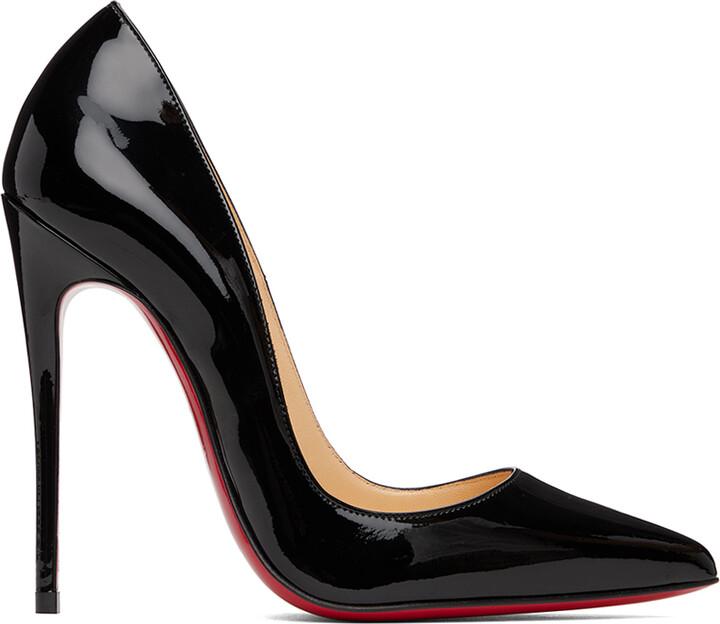Christian Louboutin Black So Kate 120 Heels - ShopStyle Closed Toe Pumps