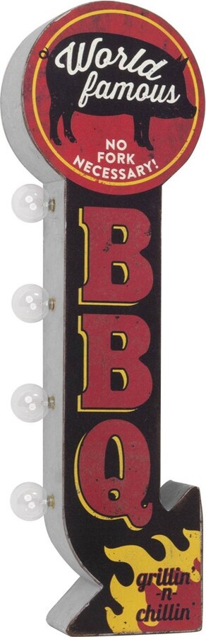 Famous LED BBQ Vintage Marquee Off the Wall Sign - American Art Decor ...