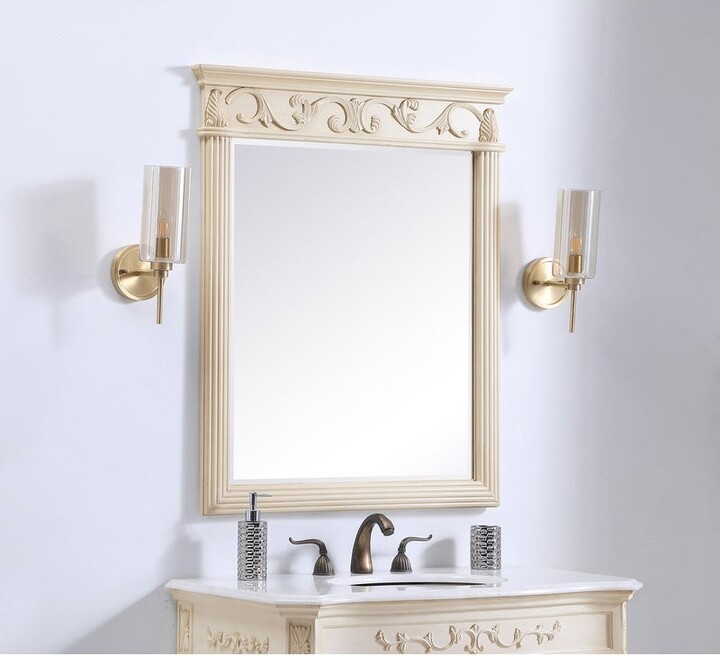 Durian Traditional Beleved Bathroom/Vanity Mirror - ShopStyle