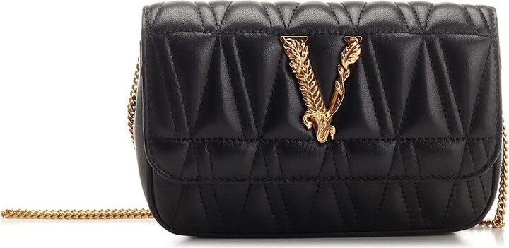 Versace Mini virtus Crossbody Bag - ShopStyle