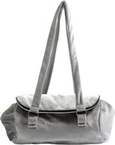 MR Label - The Jule Bag In Silver Velvet - ShopStyle