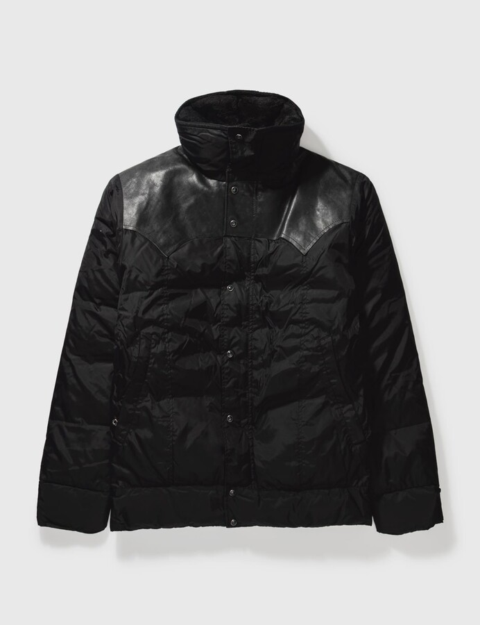 Mastermind Japan X Rocky Mountain Down Leather Jacket - ShopStyle