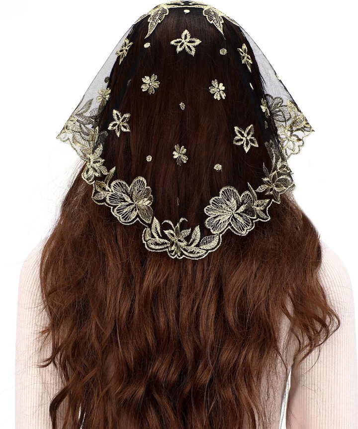Bozidol Catholic Chapel Mantilla Veil Spanish Church Veil Lace Head ...
