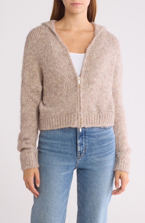 Halogen Fuzzy Hooded Jacket - ShopStyle