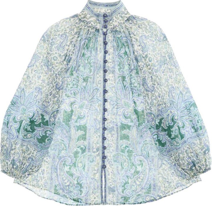 Zimmermann Billowy Ottie Bl - ShopStyle Tops