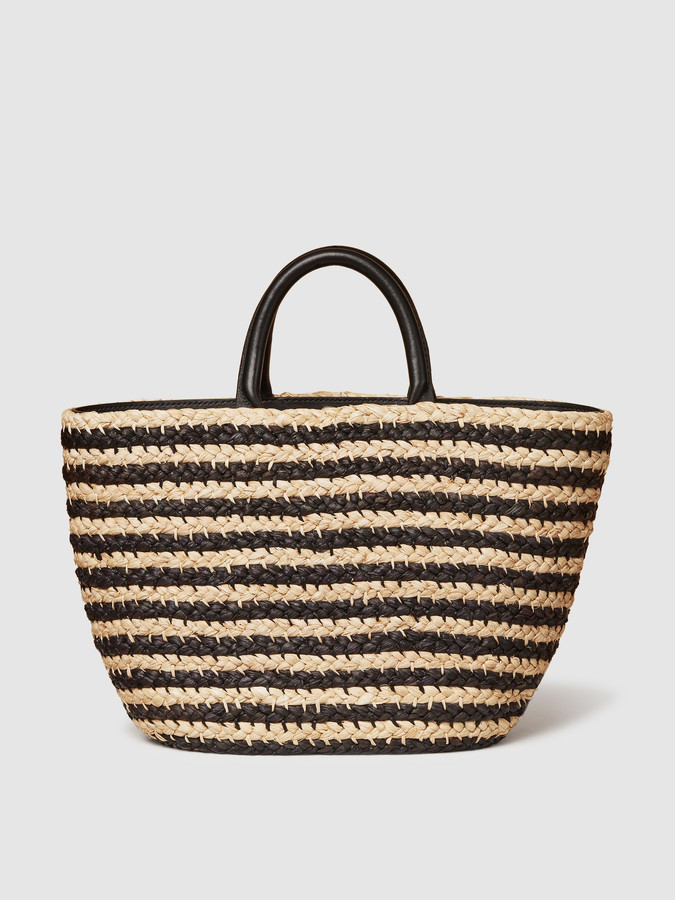 Cesta Collective Top Handle Raffia Tote / Stripe - ShopStyle