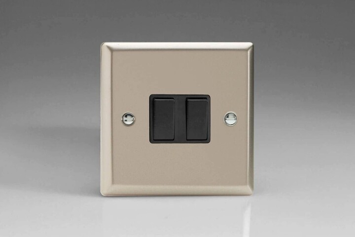Varilight XN2B Rocker Switches 2-Gang Satin Black - ShopStyle Ceiling ...