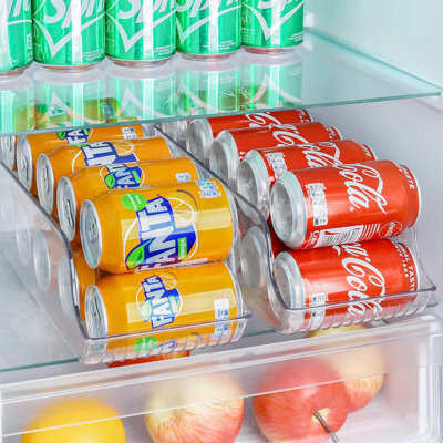 Prep & Savour 2 Pack Can Drink Dispenser Organizer for Refrigerator ...