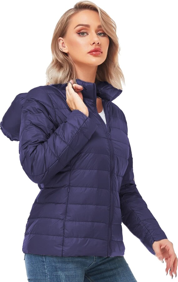CROSS1946 Packable Winter Jackets for Women UK Down Jacket Ladies ...