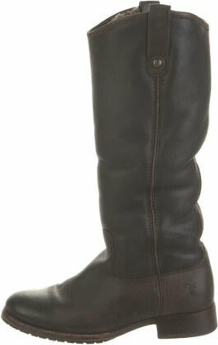 Frye Leather Fur Trim Riding Boots - ShopStyle