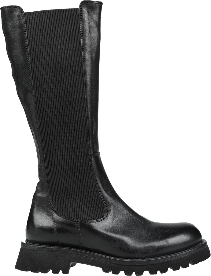 Moma Knee Boots Black - ShopStyle