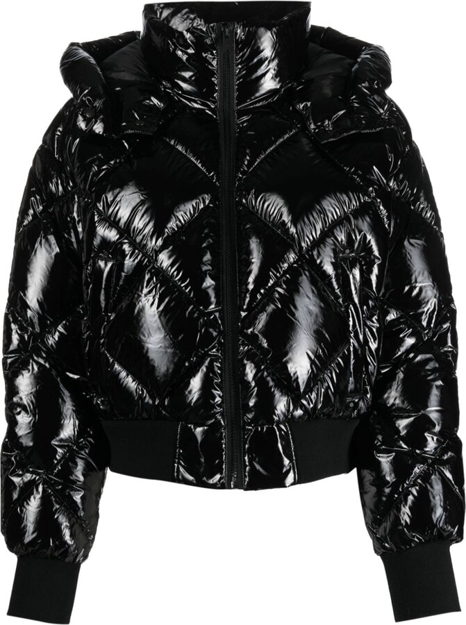 Moose Knuckles Bankhead glossy-finish padded jacket - ShopStyle Down ...