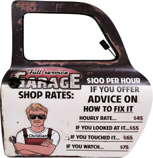 Trinx Full Service Garage Car Door Sign Wall Dcor - ShopStyle Decor