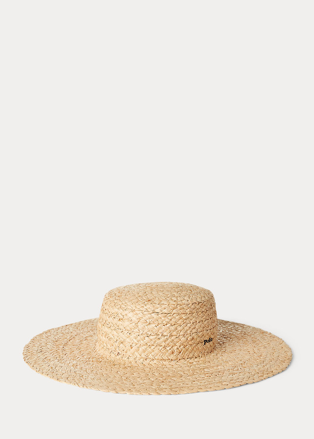 Ralph Lauren Braided Raffia Straw Hat - ShopStyle