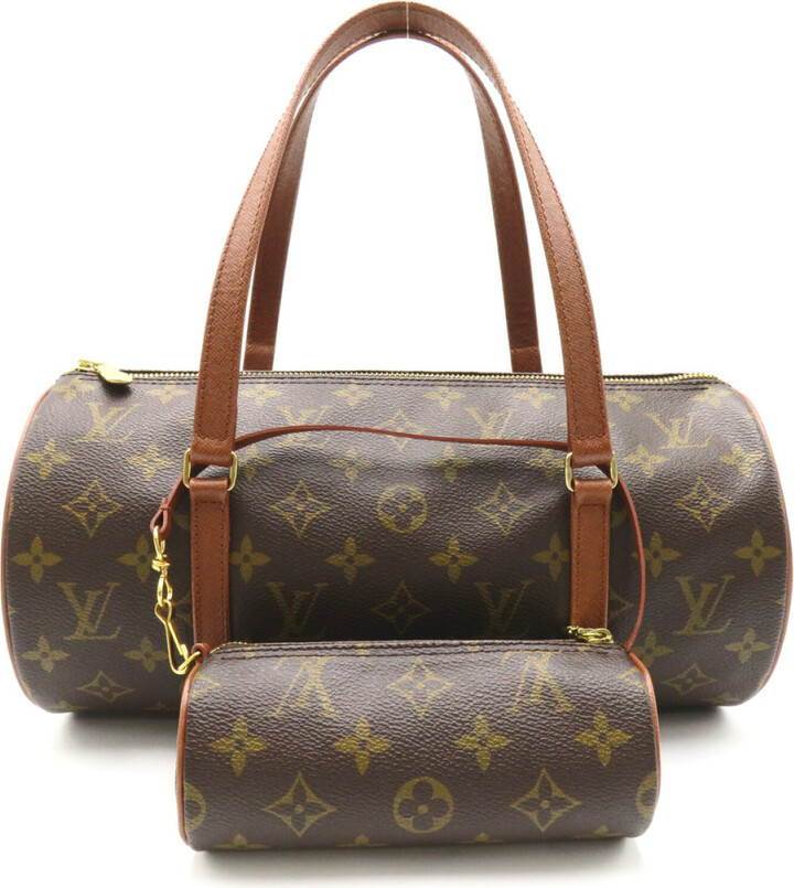 Louis Vuitton Papillon leather handbag - ShopStyle Tote Bags