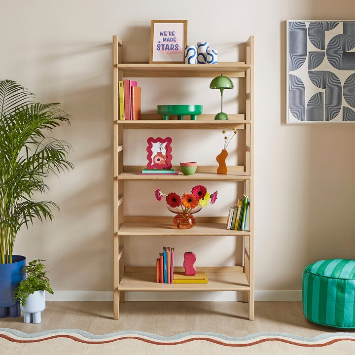 Dunelm Elements Holmes Bookcase, Oak Oak - ShopStyle