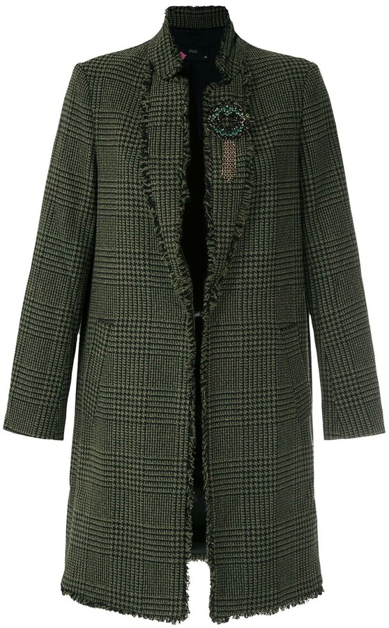 Eva Tweed Half Sleeve Coat - ShopStyle