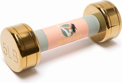 Blogilates Dumbbell - Gold 5lbs - ShopStyle Workout Accessories