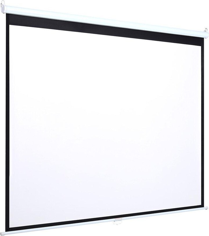 Living and Home 72" Manual Wall/Ceiling Mounted Projector Screen ...