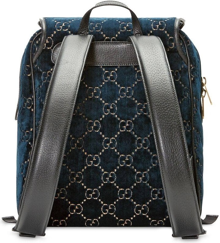 Gucci Small Gg Velvet Backpack - ShopStyle