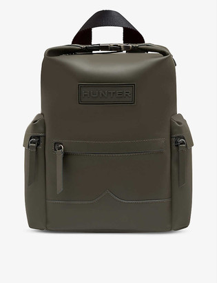 Hunter Original Top Clip rubberised mini leather backpack - ShopStyle